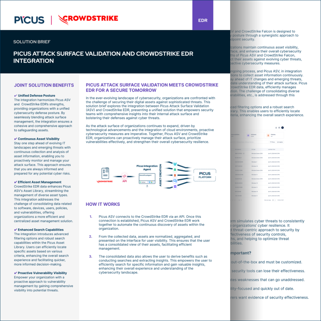 CrowdStrike Integration | Picus